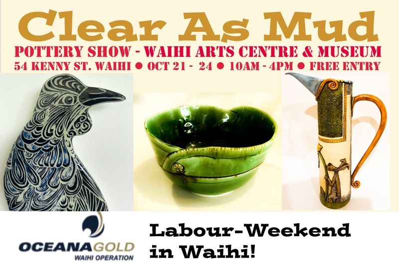 Clear As Mud Pottery Exhibition and Sale | GO Waihi